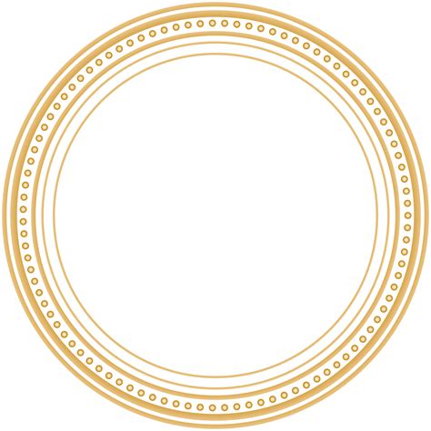 Round Border Frame PNG Images Transparent HD Photo Clipart