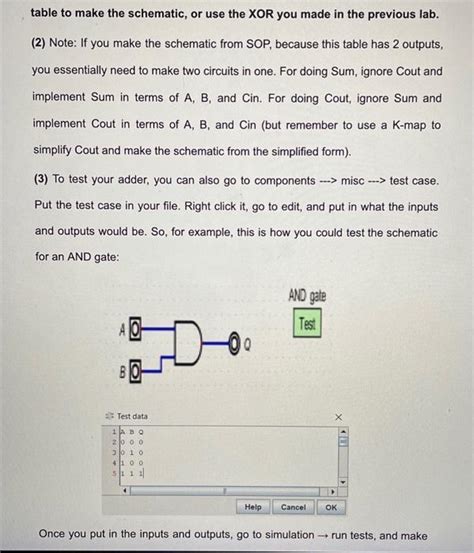 Solved Task 1 1 Bit Full Adder For This Task You Will Be