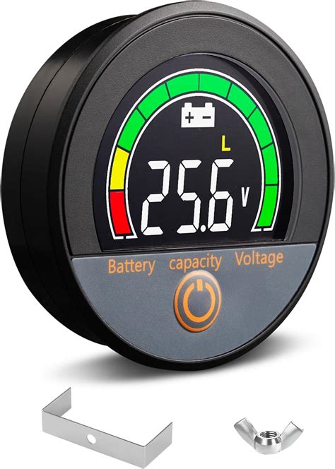 Amazon 2 Pieces DC 12V 24V 36V 48V 72V Battery Meter With Alarm