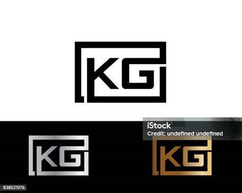 Kg 상자 모양 아이콘입니다 블랙 골드 실버 색상으로 편지 디자인 벡터 로고에 대한 스톡 벡터 아트 및 기타 이미지 로고 킬로그램 0명 Istock