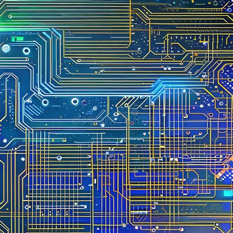 659 Futuristic Circuit Board A Futuristic And Sci Fi Inspired