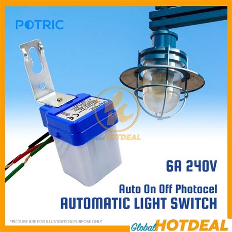 Auto On Off Photocell 6a Automatic Light Switch Photoswitch Kawalan