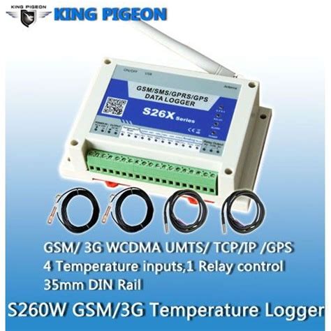 Gsm Temperature Logger Alarm System Remote Monitoring Gprs Quad Band