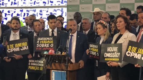 Oposição Faz Ato Por Cpmi Do 8 De Janeiro Governo Está Cético
