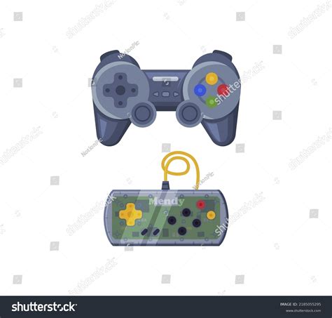 Gamepad Game Controller Input Device Video Stock Vector Royalty Free