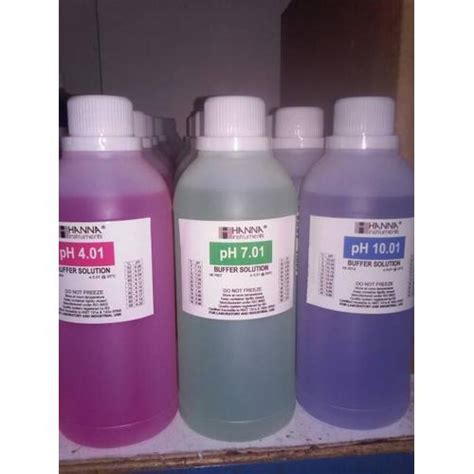 Jual Buffer Solution Ph 4 Ph 7 Ph 10 Hanna 500 Ml Jakarta Pusat