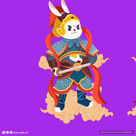 手绘卡通小兔设计图其他动漫动画设计图库昵图网