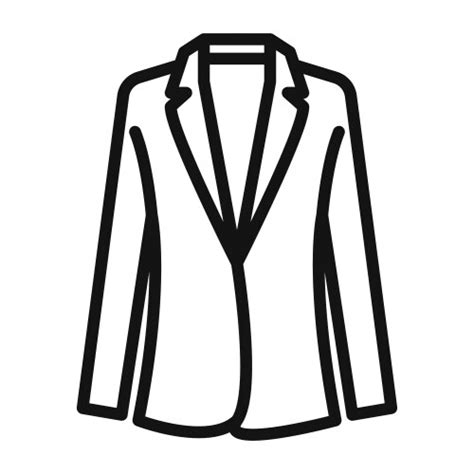 Dress Shirt Icon Black Line Art Royalty Free Vector Image