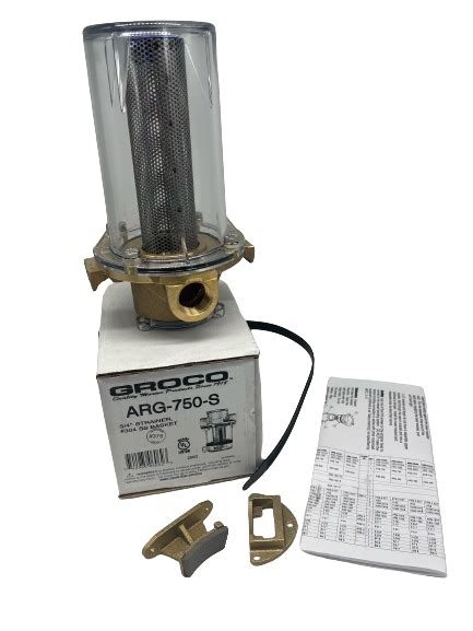 Groco Raw Water Strainer Arg 750 S