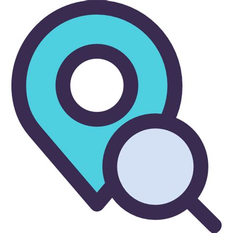 Pin Map Kiranshastry Lineal Color Blue Icon