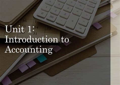Chapter 1 Introduction To Accounting Pptx