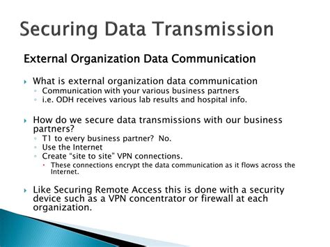 Ppt Securing Data Transmission Powerpoint Presentation Free Download