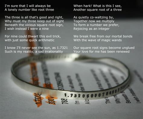 Square Root Of 3 17320love Poem Never Ends And Never