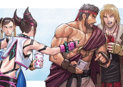 Chun Li Han Juri Ryu And Ken Masters Street Fighter And 1 More