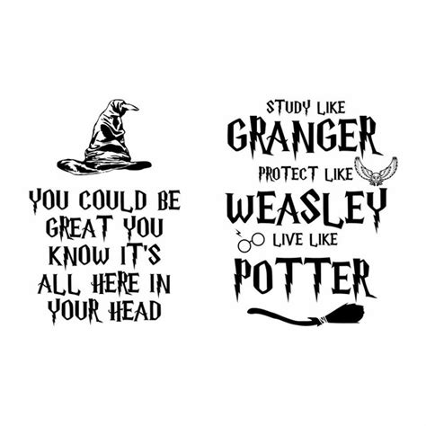 Movie Quotes Digital Hogwarts Svg Harry Potter Vector Magic Inspire