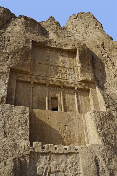 Naqsh E Rustam Persian Ancient Necropolis Persepolis In Fars Province Iran Ancient Iranian Rock