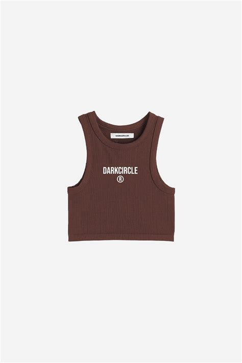 Lazy R Cropped Vest Brown Darkcircle®