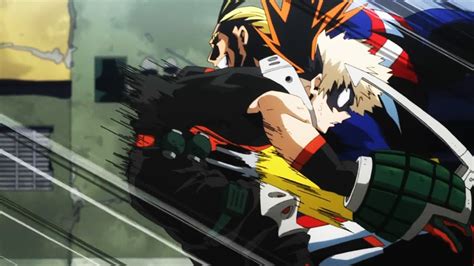 Ianime0 Deku And Bakugo Vs All Might