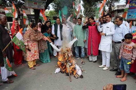 Cong Protest Against Electricity Tariff Hike Deteriorating Law And Order