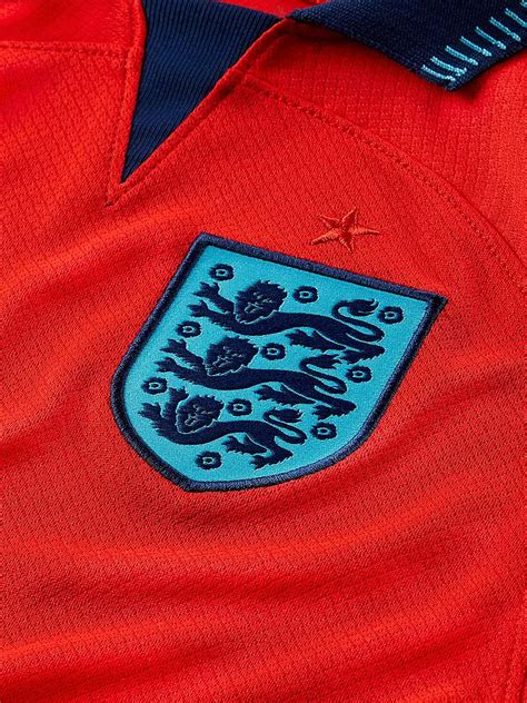 NIKE Kinder Auswärtstrikot England WM 2022 rot