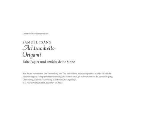 PDF SAMUEL TSANG Achtsamkeits Origami PDF fileUnverkäufliche