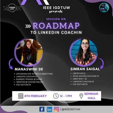 Ieee Igdtuw On Linkedin Opportunity Linkedin Engineering Tech Event Ieee Ieeewie Wie