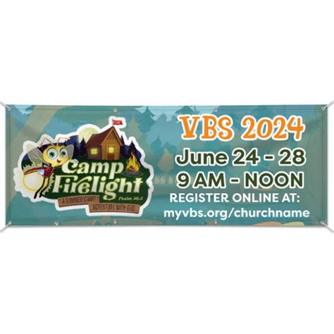 Easy Custom Outdoor Vinyl Banner Personalize In Real Time Camp