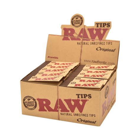 Raw Perforated Wide Tips 50pk