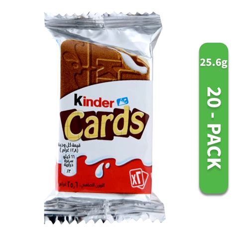 Alosraonline Kinder Cards Creamy Wafer 30x25 6g