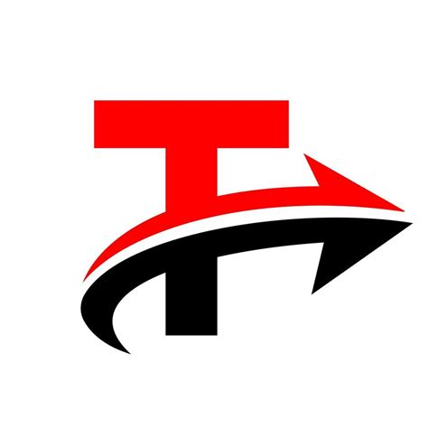 T Arrow Logo Vector Art Icons And Graphics For Free Download