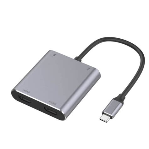 Großhandel 2 Hdmi Auf Usb C Usb C Kabel Hersteller Wandkey