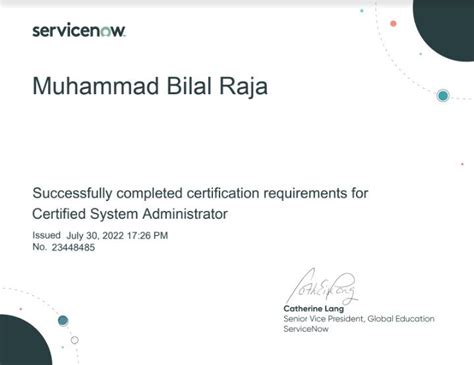 Raja Muhammad Bilal On Linkedin Servicenow Servicenowdeveloper Csa