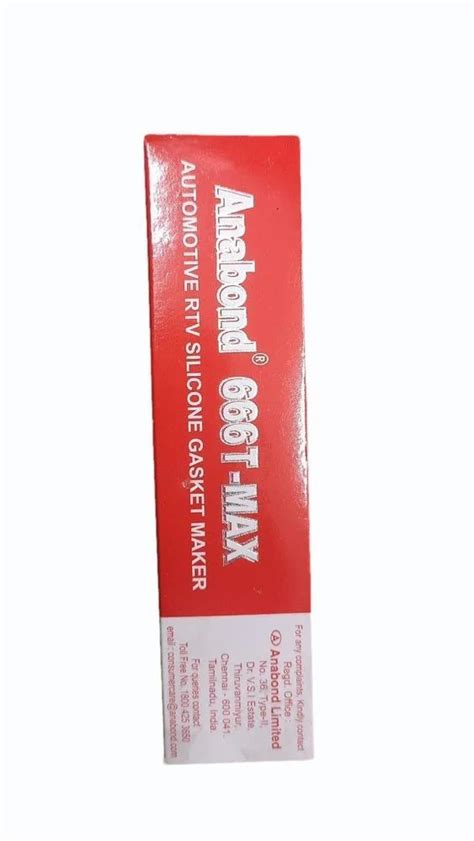 Anabond 666T Max Automotive RTV Silicon Gasket Maker Packaging Size