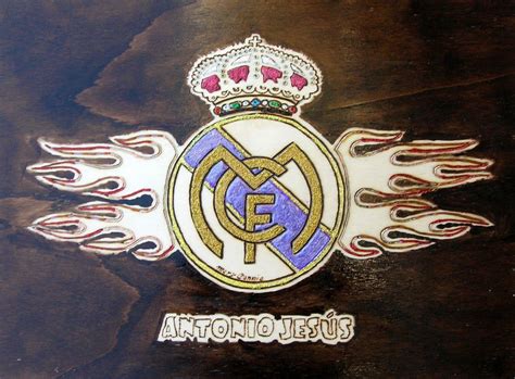 El Desván de mi Creatividad MeryConnie Pirograbado Escudos de Fútbol