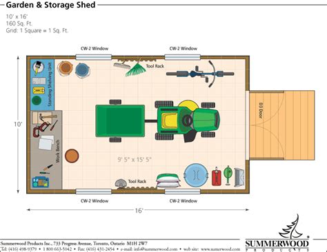 Backyard Shed Floor Plan