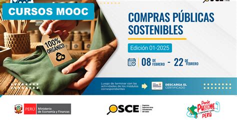 Curso Online Gratis Con Certificado Compras Públicas Sostenibles Del Osce
