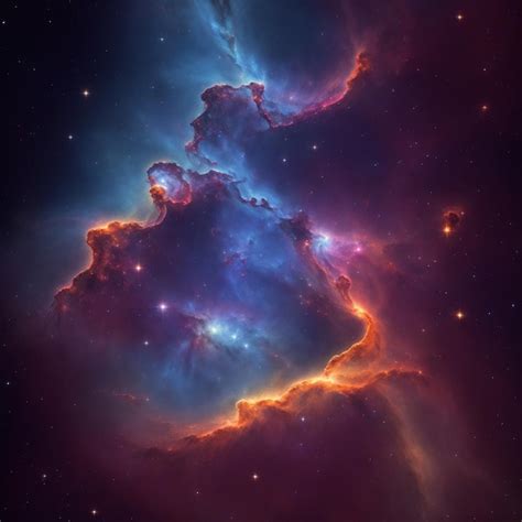 premium ai image nebulae star clusters interstellar dust nebulosity