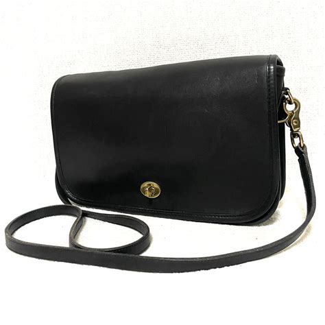 【目立った傷や汚れなし】1円スタート！ 超美品 Coach コーチ オールドコーチ オール レザー ショルダーバッグ ターンロック