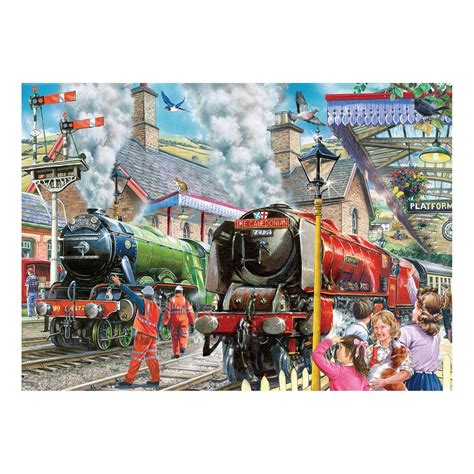 Railway Jigsaw Puzzles Train Puzzle Range House Of Puzzles The