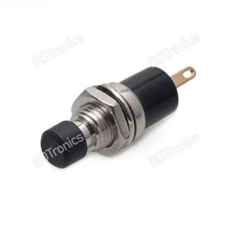 7mm Thread 2 Pin Metal Self Locking Switch Black Price In Bd