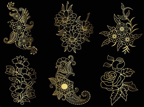 Textile Fabric Neck Design Pattern Traditional Floral Necklace