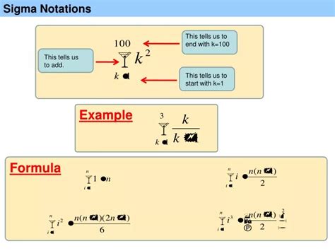Ppt Sigma Notations Powerpoint Presentation Free Download Id9603516