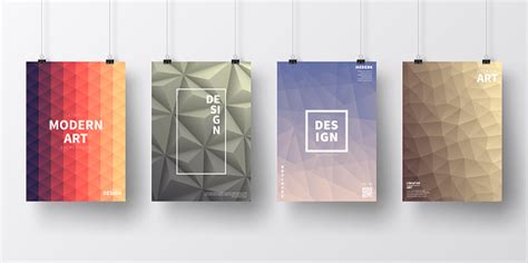 흰색 배경에 고립 된 다채로운 기하학적 디자인의 포스터 2차 도형에 대한 스톡 벡터 아트 및 기타 이미지 2차 도형 3차원 형태 갈색 Istock