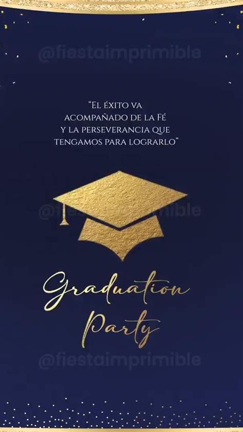Invitacion Ceremonia De Graduacion Elegante Roja Invitations Square