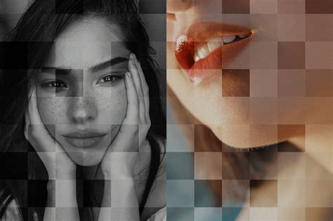 Checkered Pixelated Poster Effect Masterbundles