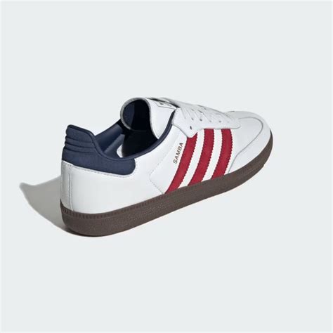 Adidas Samba OG Core White Team Victory Red Night Indigo Droper