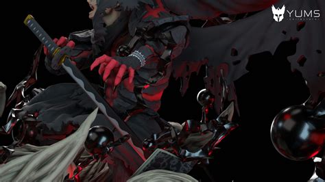 Yums Collectors 16 Scale Black Clover Asta Final Demon Form Gk Resin Statue Preorder Toy Okoku