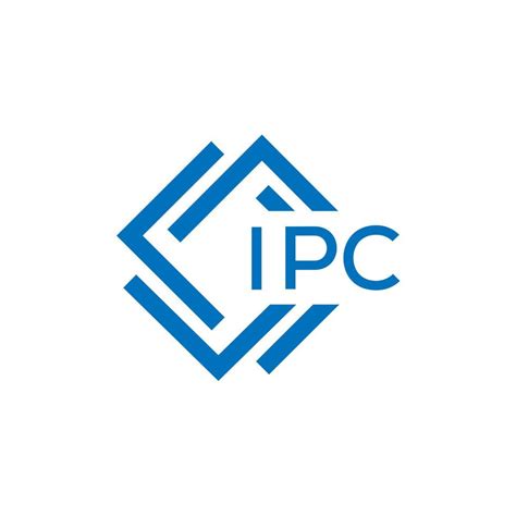 Ipc Letter Logo Design On White Background Ipc Creative Circle Letter