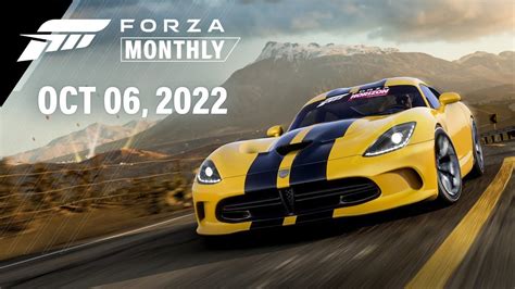 Forza Horizon 5 10th Anniversary Update To Feature In Forza Monthly On October 6 Gtplanet