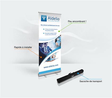 Le Roll-up / Kakemono - Création et impression ROLL-UP kakemono